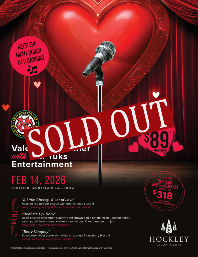 Valentines Day: Dinner & Yuk Yuks Comedy Show - Hockley